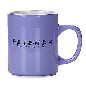 Paladone Friends Friends TV Show Coffee Mug, Monica's Purple Door Yellow Peephole Frame Design. Friends Coffee Cup, Friends Tv Show Merchandise