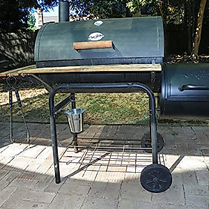 Grease Drip Metal Bucket with 10-Pack Disposable Foil Liner Kit Replacement Parts for Traeger Assecories HDW152 BAC407z , for Pit Boss 67292, for Oklahoma Also Fits Most Wood Pellets Grill or Smoker