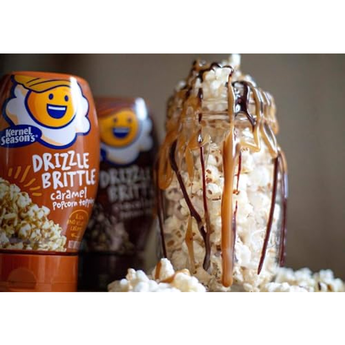 Kernel Season's Drizzle Brittle, Popcorn Topping, Variety Pack, 13.1 Ounce (Pack of 2)