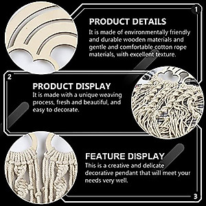 1pc Bedroom Decorative Weaving Pendant Fresh Room Hanging Decor for Home/Wall/Kitchen/Room Decor