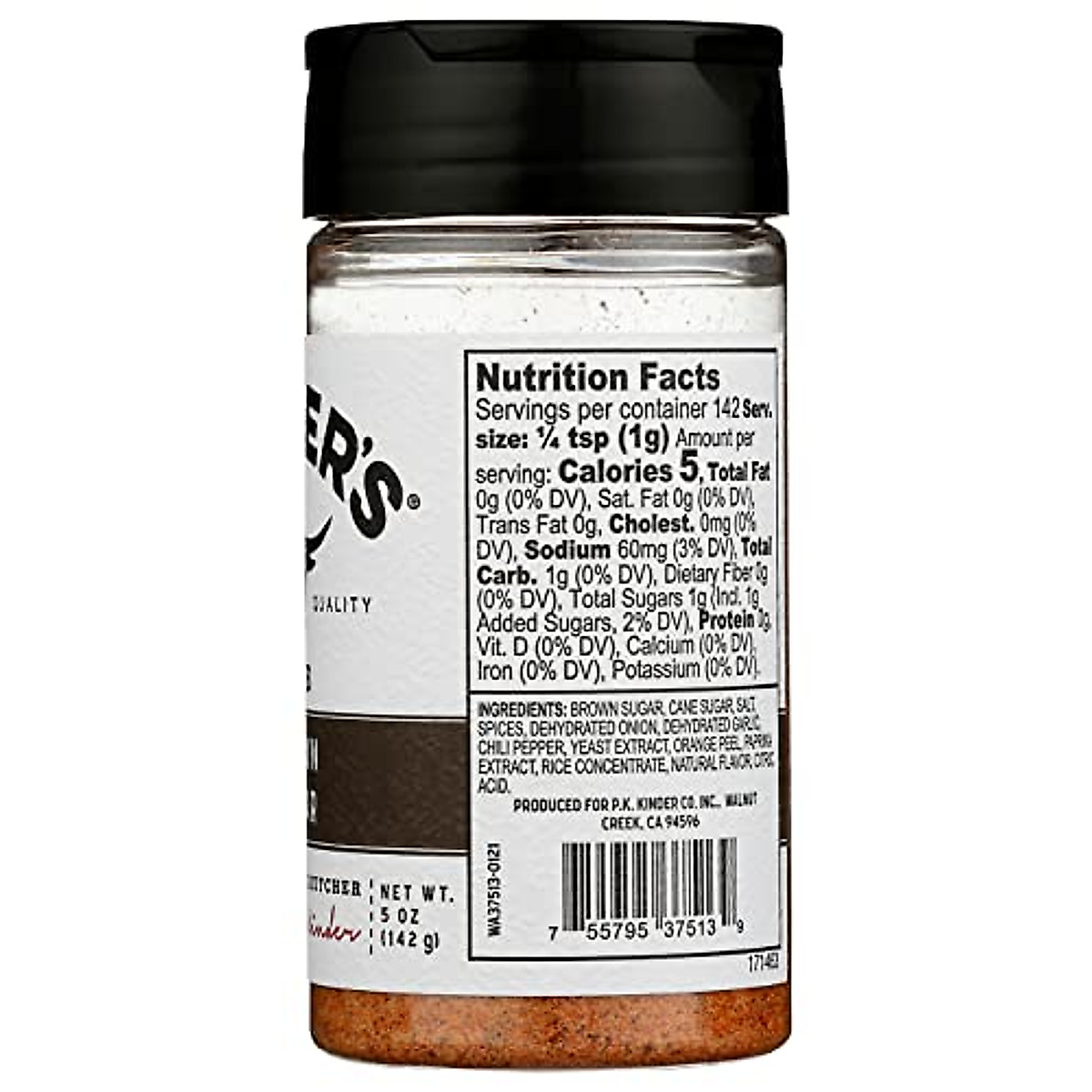 KINDER'S Brown Sugar BBQ Rub, 5 Ounce