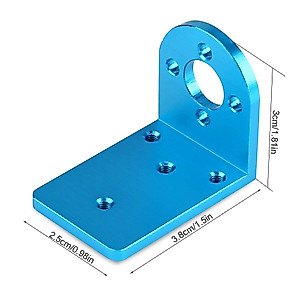 Dilwe RC Motor Base, Metal L Shape Motor Mounting Holder Seat Base for 370 380 390 2030 2040 2435 Motors