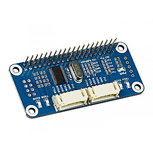 Coolwell for Raspberry Pi Serial HAT Provides 2-Ch UART and 8 GPIOs I2C Interface Expansion HAT for Raspberry Pi 4B+ 4B 3B+ 3B 2B+ Zero W WH
