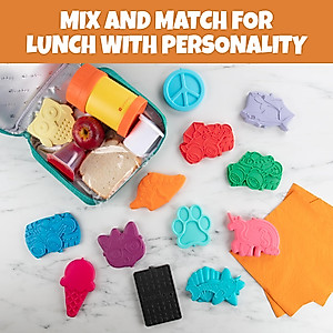 Narwhal Reusable Hard Ice Pack- Set of 3- Fits Easily Inside Kids Lunch Box, Bento, Insulated Cooler Bag- Long Lasting Slim, Space Saving- Cool Freezer Packs Keep Food Cold For Hours- Back To School