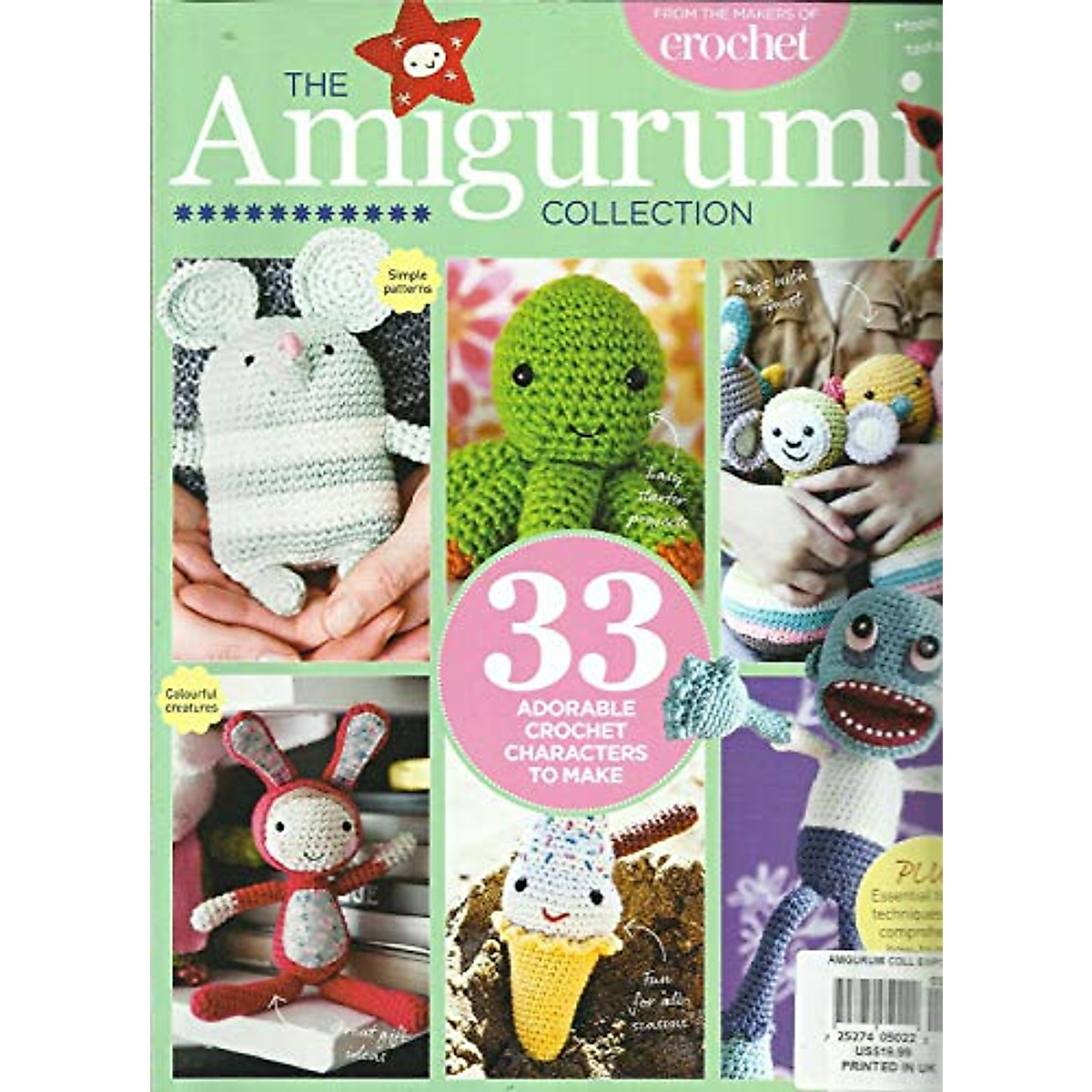 FROM THE MAKERS OF CROCHET, THE AMIGURUMI COLLECTION 33 ADORABLE CROCHET