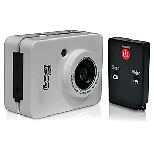 Gear Pro Sports Action Camera - HD 1080P Mini Camcorder w/ 12 MP Cam, 2.4" Touch Screen USB SD Card HDMI, Battery - Waterproof Case, USB Cable, Wireless Remote Control, Mount - Pyle GDV285SL (Silver)