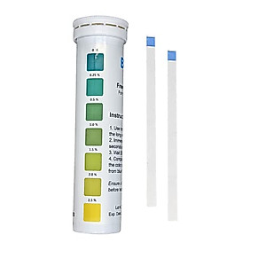 Frying Oil Quality Test Strips, Low Range Free Fatty Acid (FFA) 2.5% [Vial of 50 Test Strips]