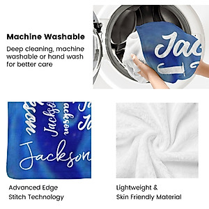 Customization of lover Personalized Blanket and Throw Customized Name Blanket for Kids Adult Flannel Custom Blanket (Color 11, 50''x60'')