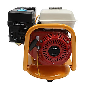 Concrete Vibrator, 7.5HP 4 Stroke Gas Powered Concrete Vibrating Tool 3600r/min Cordless Cement Mixer with 19.69ft Shaft Rod for Highways Bridges Housing Construction