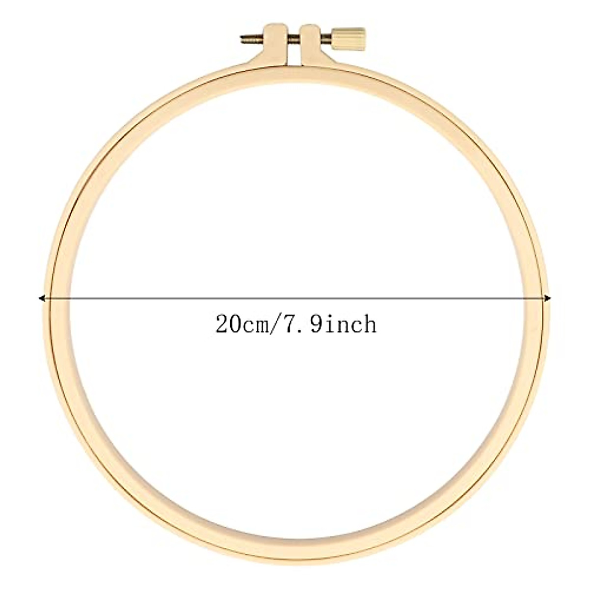 HaiMay 4 Sets Embroidery Starter Kit with Pattern and Instructions, Cross Stitch Kit Include 4 Embroidery Clothes with Butterfly Pattern, 4 Bamboo Embroidery Hoops, Color Threads and Tools