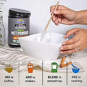 Garden of Life Dr. Formulated Keto Organic MCT Powder - 30 Servings, 6g MCTs from Coconuts Plus Prebiotic Fiber & Probiotics, Certified Organic, Non-GMO, Vegan, Gluten Free, Ketogenic & Paleo