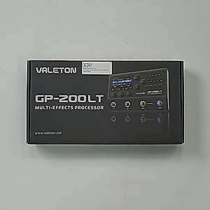 Valeton GP-200LT Multi Effects Pedal Multi Effects Processor Guitar Effects Pedal Bass Pedal Amp Modeling IR Cabinets Simulation Multi-Effects with FX Loop MIDI I/O Stereo OTG USB Audio Interface
