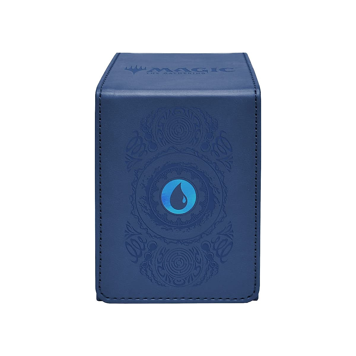 Ultra Pro - Magic: The Gathering Mana 7 Alcove Flip Deck Box Swamp - Protect Your Cards While On The Go and Show Up to Battle in Style Featuring Vibrant Full-Color & Debossed Design