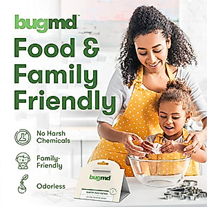 BugMD Pantry Pest Patrol (6 Count) - Moth Traps for Kitchen, Pantry Moth Trap, Bug Trap, Moth Traps for House Pantry, Get Rid of Pantry Moth, Kitchen Moth Trap Killer