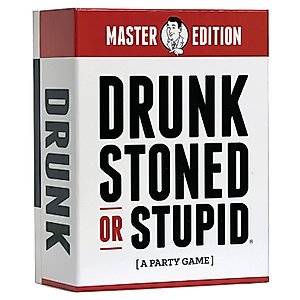 DSS Games Drunk Stoned or Stupid Master Edition | A Party Game for Friends | Party Card Games with 550 Prompt Cards | Fun Card Games for Adults Game Nights, Gatherings, & Parties | Ages 17 Up