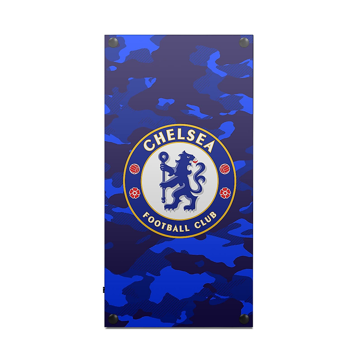 Head Case Designs Officially Licensed Chelsea Football Club Camouflage Mixed Logo Vinyl Sticker Gaming Skin Case Cover Compatible with Xbox Series X Console