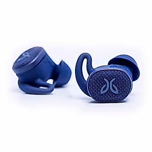 Jaybird Vista 2 True Wireless Sport Bluetooth Headphones with Charging Case - Premium Sound, ANC, Sport Fit, Waterproof Earbuds with Military-Grade Durability - Midnight Blue