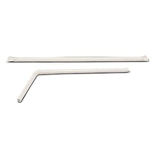 Medline NON02325H Straw, 7 3/4", Wrapped, Flex (Pack of 400)