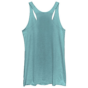 Pixar Inside Out Feels Women's Racerback Tank Top, Tahiti Blue, Large