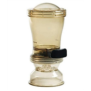 Server Products INS-87100 InSeason Salt and Seasoning Dispenser, Spread Pattern, 10 oz. Capacity, Clear/Black