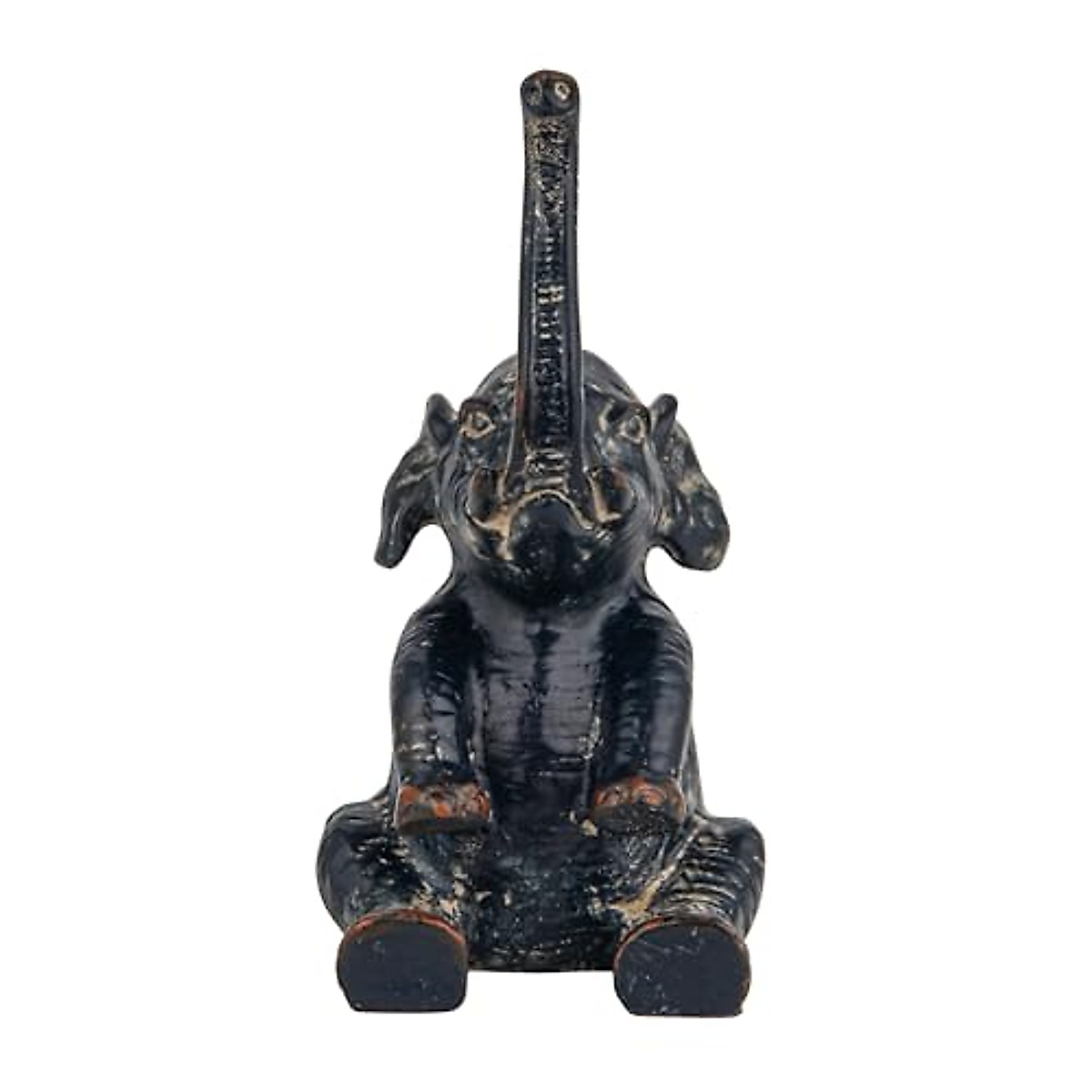 Creative Co-Op Pewter Elephant Ring Holder