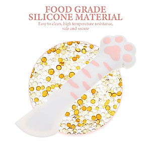 STOBOK Pet Food Can Spoon Cat Food Can Opener Universal Silicone Can Spoon Pet Wet Food Spoon Manual Can Opener (White)