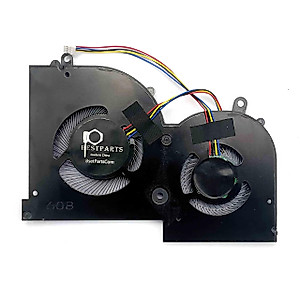 BestParts New CPU+GPU Cooling Fan Replacement for MSI GS65 Stealth Thin, MS-16Q2 P/N: 16Q2-CPU-CW, 16Q2-GPU-CW (Does not fit MS-16Q4 MS-16Q5) Pair Fans