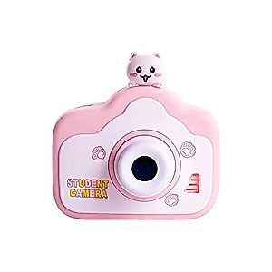 Kids Camera, Front and Rear Single Shot 2000w, Game Music All-in-one, Color Picture Frame Sticker, Filter, Camera Can Take Pictures Without Card, Support for Maximum 32GB Cards