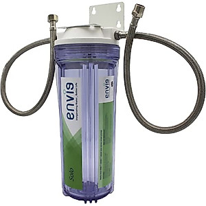 Envig Solo Clear 1P Under Sink Water Filter, Direct Connect, Premium Sintered Coconut Shell Activated Carbon, Standard Filter Housing