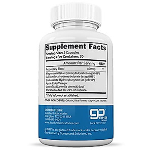 (5 Pack) Lean Time Keto Pills Includes Apple Cider Vinegar goBHB Exogenous Ketones Advanced Ketogenic Supplement Ketosis Support for Men Women 300 Capsules