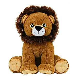 Record Your Own Plush 16 Inch Happy Lion - Ready To Love in a Few Easy Steps