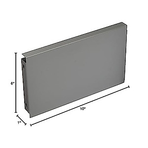 Salsbury Industries Front Base for 12-Inch Metal Locker, Gray