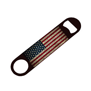 USA Flag Pledge of Allegiance Speed Bottle Opener Heavy Duty Gift Patriotic United State Of America US