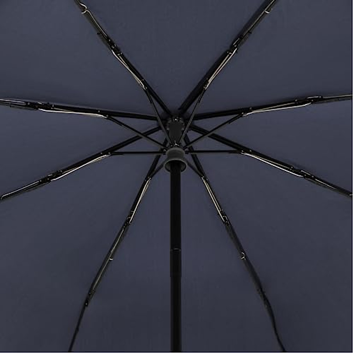 Knirps Vision Duomatic Automatic Open Close Rain Umbrella - Compact Windproof Umbrella for Rain - Durable Travel Umbrella for Adults - 97cm Diameter Retractable Umbrella & Carrying Case, Water Colored