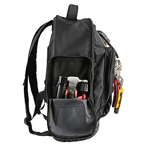 Olympia Tools Tool Backpack, Moulded Waterproof Base, Padded Shoulder Straps, Breathable Padded Back for Comfort