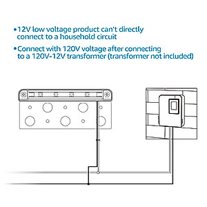 LEONLITE 8-Pack Classic Series 7 Inch LED Hardscape Lighting, Retaining Wall Lights, LED Landscape Lighting, 12V Paver Light Low Voltage, 1.5W Outdoor Step Lights, 2700K Soft White, ETL
