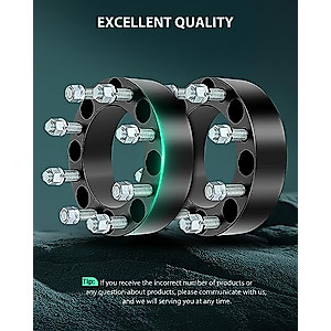 SCITOO 4X 8x170 2 inch Wheel Spacers 8x170mm 8 Lug 14x1.5 Studs 130mm Compatible with for F-250 for F-350 Super Duty