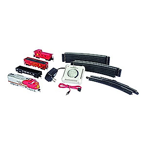 Bachmann Trains - Santa Fe Flyer Ready To Run Electric Train Set - HO Scale