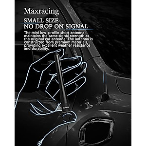 MAXRACING Short Aluminum Truck Antenna Compatible with 2021-2024 Ford Bronco