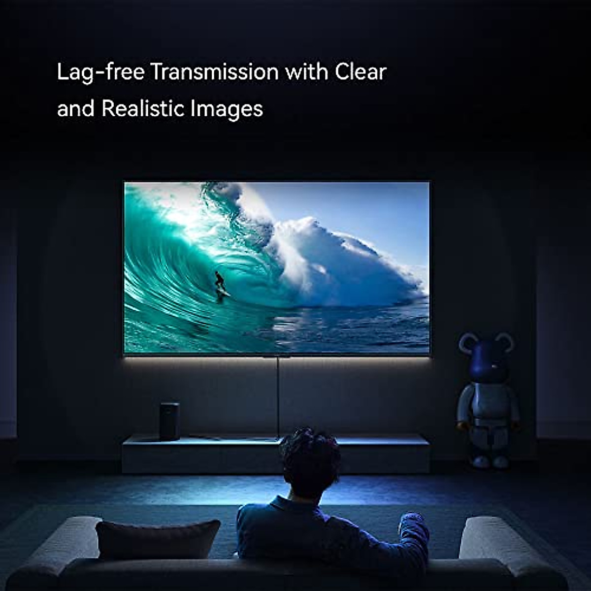 Tenveo 2.0 5M Active Extended USB Cable with Signal Amplifier Type A Male to Female No Delay Efficient Data Transmission Compatible with Webcam USB Keyboard Home Work Standing Version