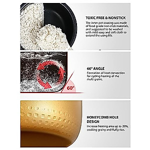 Toshiba Rice Cooker 6 Cup Uncooked – Japanese Rice Cooker with Fuzzy Logic Technology, 7 Cooking Functions, Digital Display, 2 Delay Timers and Auto Keep Warm, Non-Stick Inner Pot, White