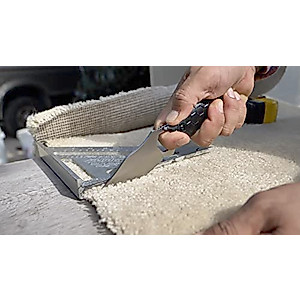 CAMILLUS Comb 7.25" Clip Point Blade Durable Corrosion-Resistant 420 Stainless Steel Outdoor Survival Hunting Fishing Camping Fixed Blade Knife, Molded Sheath with 4 Additional Functions Included