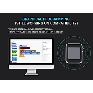 WayPonDEV T-Watch 2020 V3 ESP32-Based Programmable Watch, ESP-IDF or MicroPython(Silver)