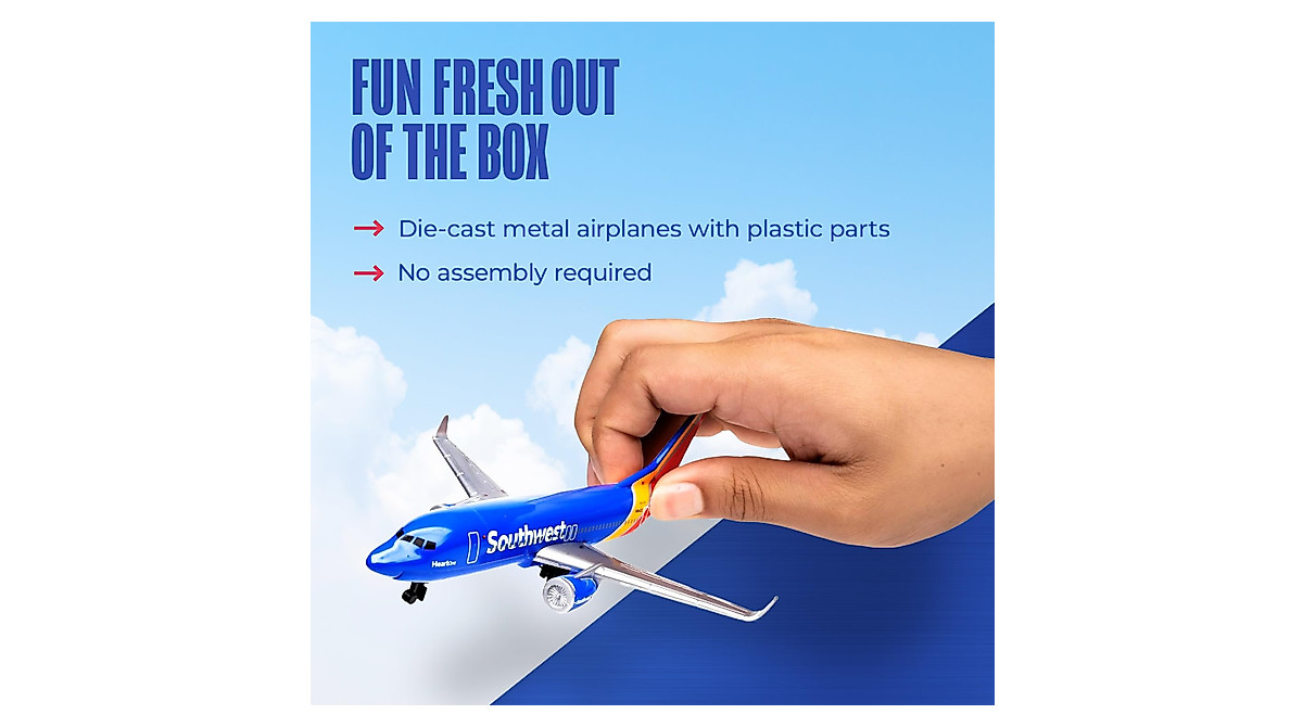 Daron Southwest Single Plane Collectible - Authentic Die-Cast Model