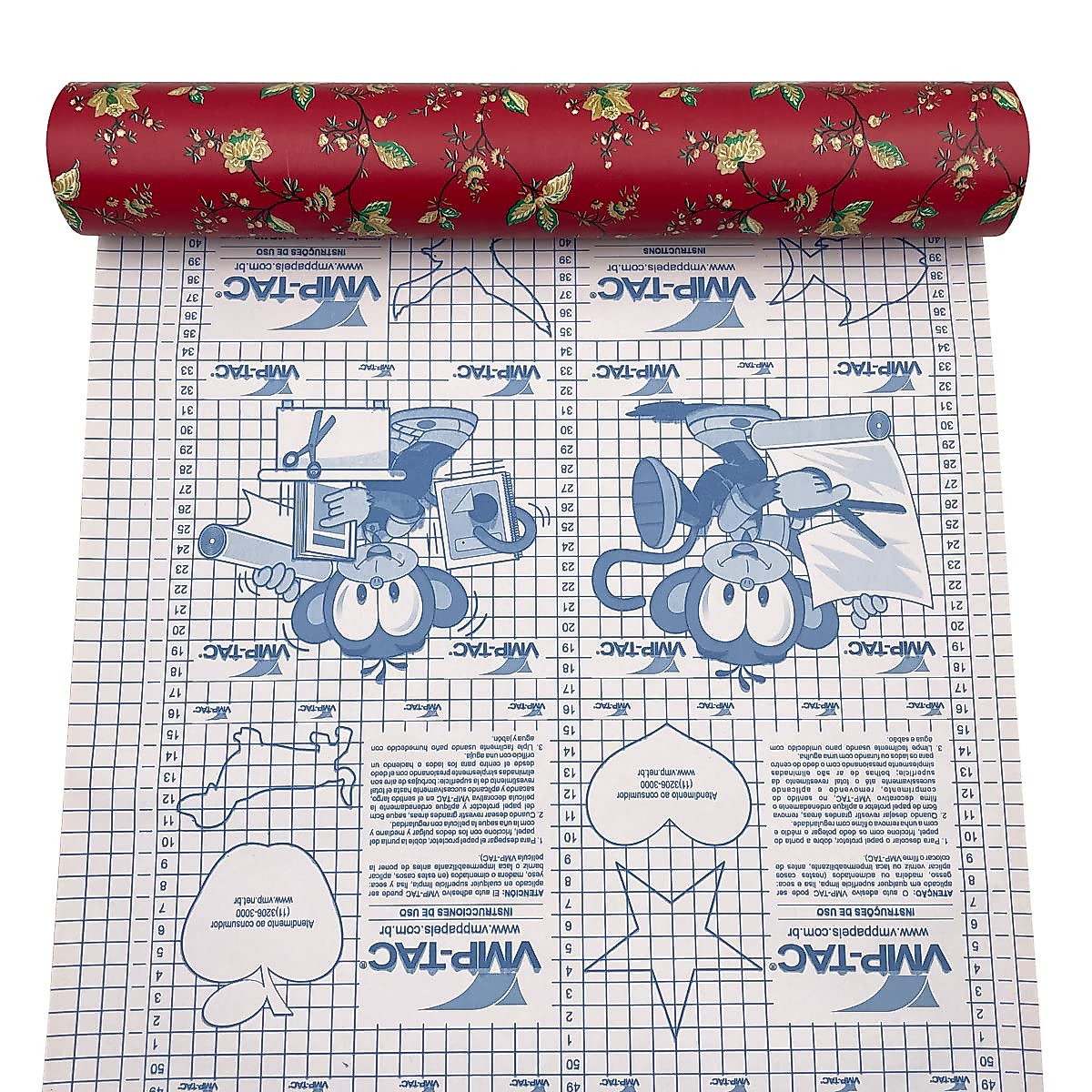 Yifely Boho Red Leaf Shelf Liner Removable Cabinet Drawer Covering Vinyl Paper Christmas Wall Decor 17.7 Inch by 9.8 Feet