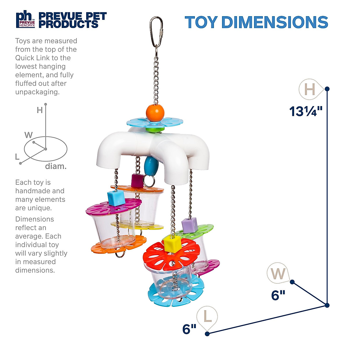 Prevue Pet Products Sink 'n Seek - Playfuls Forage & Engage Bird Toy 60250