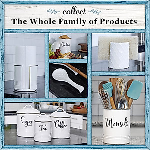 Home Acre Designs Paper Towel Holder - Farmhouse Countertop Dispenser Non-Slip Base for Kitchen & Bathroom