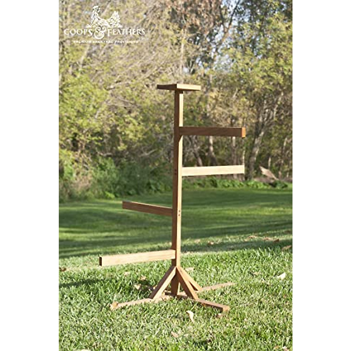 Coops & Feathers Roosting Perch-A Perfect Bird's Eye View (Small)