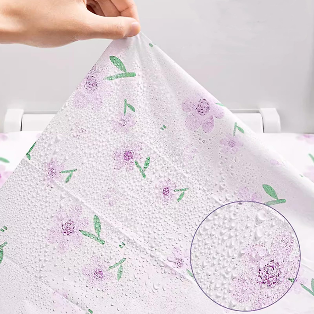 Tebery 50 Pack Extra Large Disposable Toilet Seat Covers, Cute Printed Potty Seat Covers for Toddlers, Kids, and Adults - Waterproof, Portable for Travel