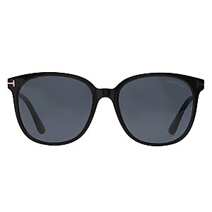 Tom Ford Grey Oval Unisex Sunglasses FT0972-K 01A 56
